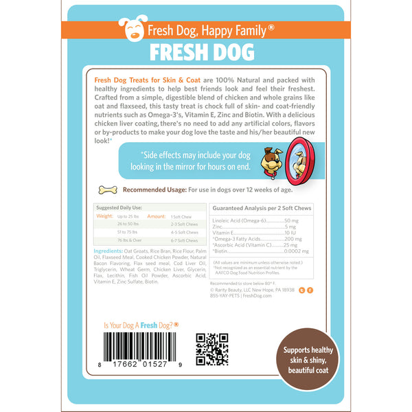 Fresh Dog All Natural Treats for Skin & Coat – Fresh Dog (Beast Brands ...